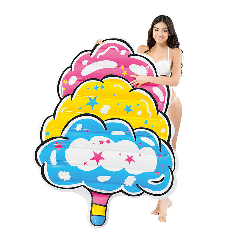 Giant Inflatable Cotton Candy Pool Float Outdoor Water Floating Raft | POOL FLOATS